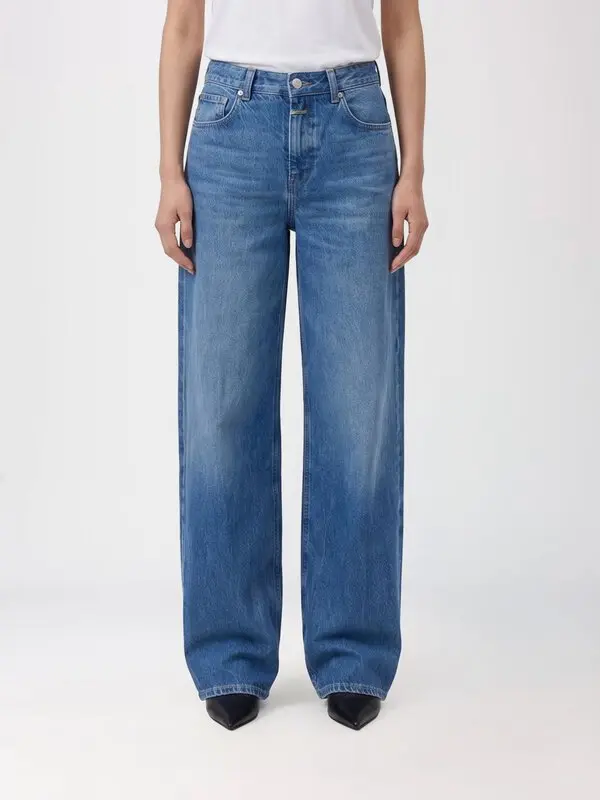 Closed High Rise Straight Leg Jeans