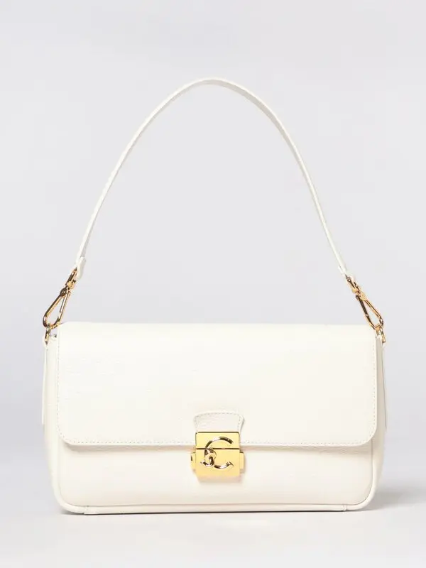 COCCINELLE Shoulder Bag With Clasp - Pearl