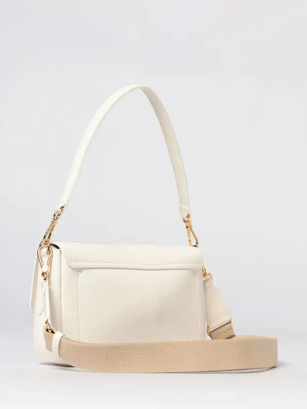 COCCINELLE Shoulder Bag With Clasp - Pearl