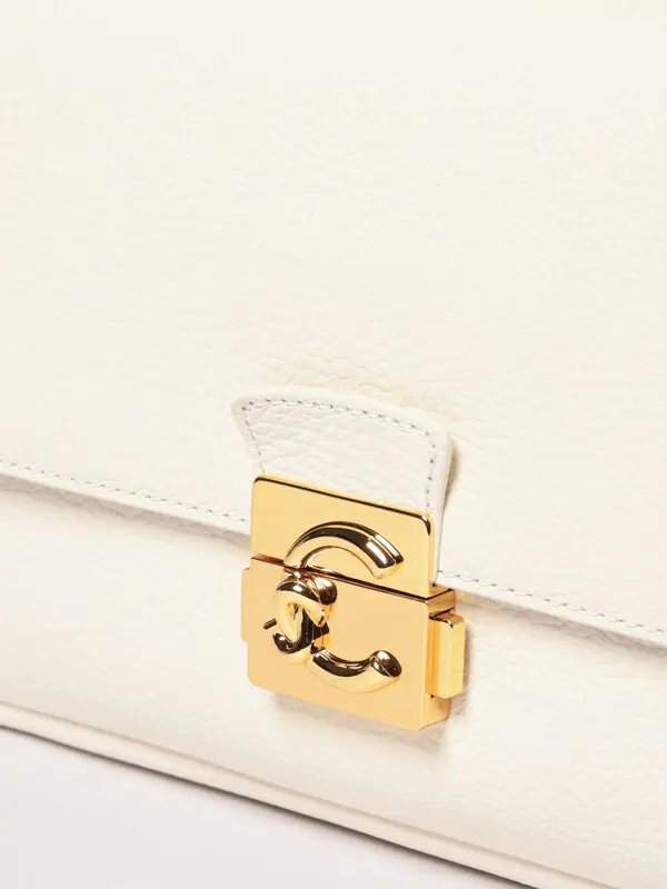 COCCINELLE Shoulder Bag With Clasp - Pearl