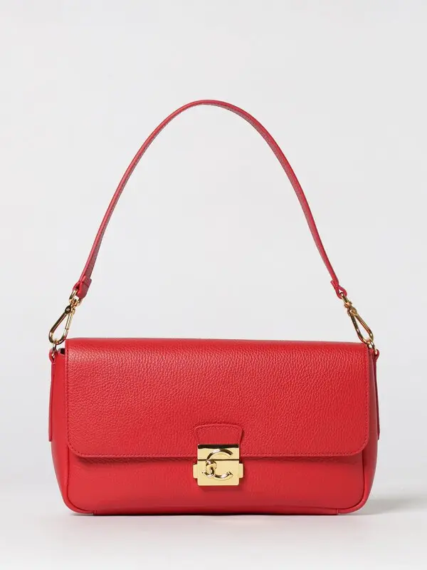 COCCINELLE Shoulder Bag With Clasp - Red