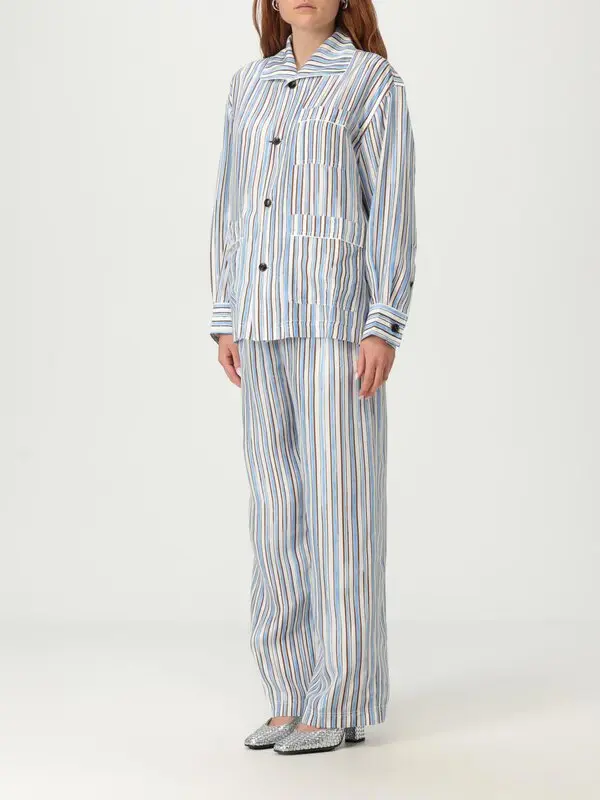 Bottega Veneta Striped Pajama Set