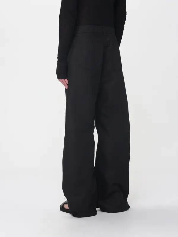 Rick Owens Wide Leg Denim Jeans - Black