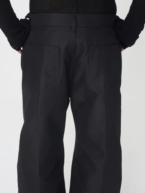 Rick Owens Wide Leg Denim Jeans - Black
