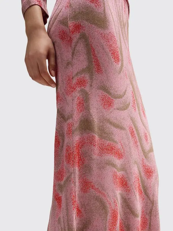 MARGHERITA MACCAPANI Patterned Viscose Pencil Skirt