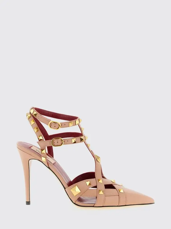 Valentino Garavani Studdy Leather Pumps - Pink