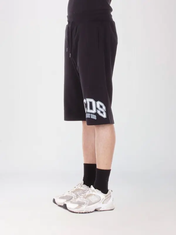 Gcds Cotton Jogging Shorts With Logo
