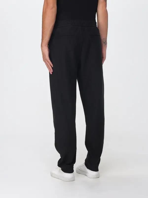 Emporio Armani Monogram Trousers - Black