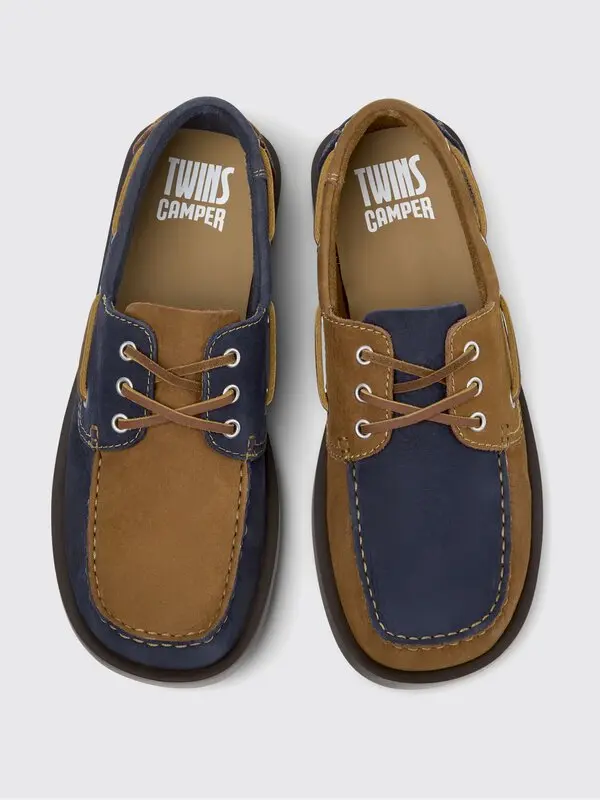 Camper Twins Nubuck Boat Shoes