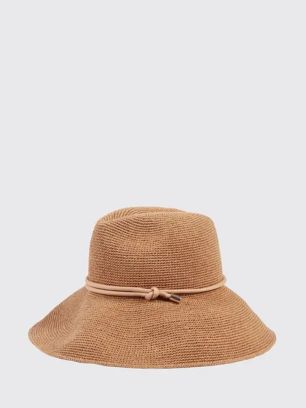 Emporio Armani Woven Paper Hat