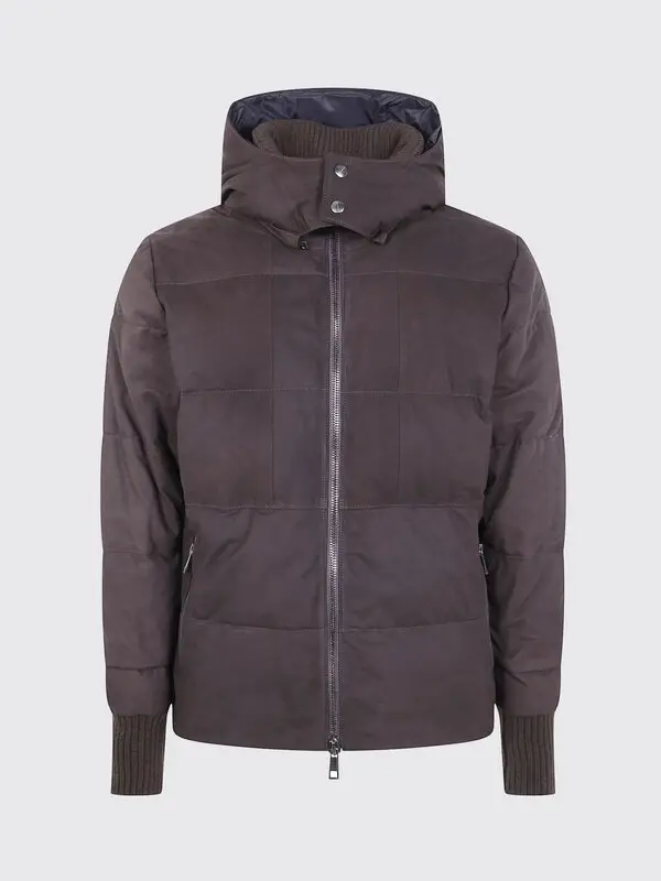 GIORGIO BRATO Quilted Hooded Jacket