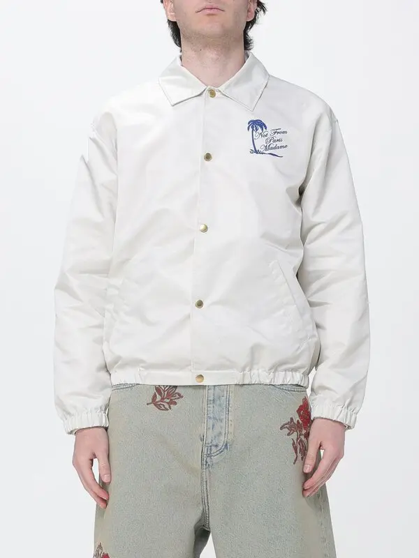 Drole De Monsieur Printed Nylon Shirt Jacket
