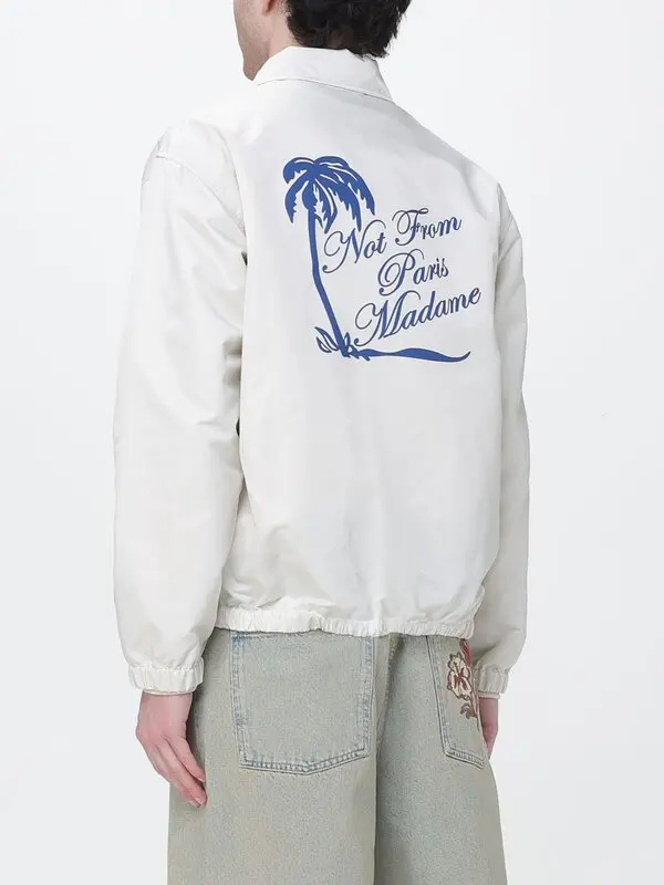 Drole De Monsieur Printed Nylon Shirt Jacket
