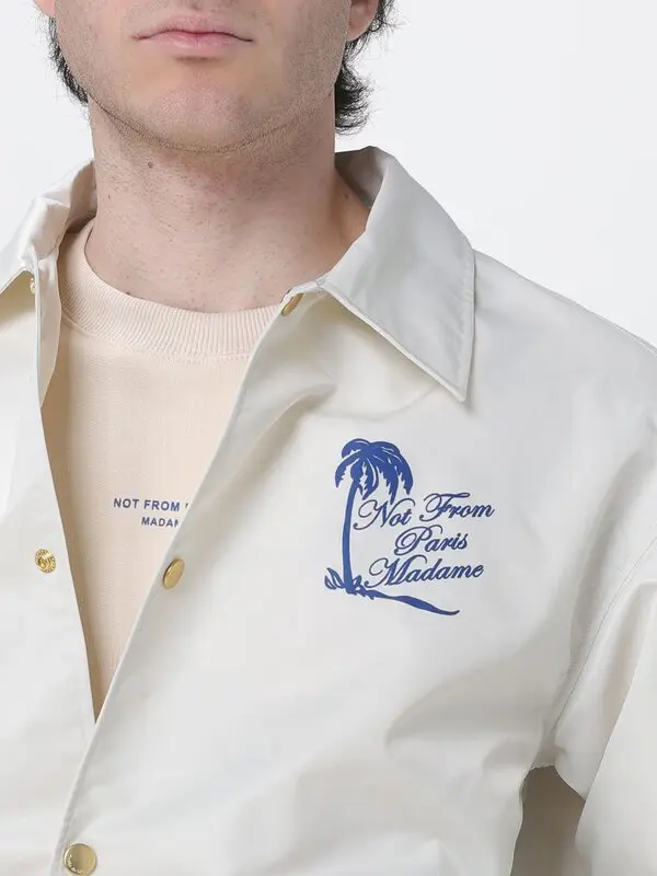 Drole De Monsieur Printed Nylon Shirt Jacket