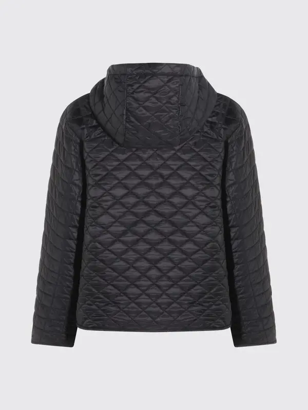 Max Mara Hooded Quilted Jacket - Black