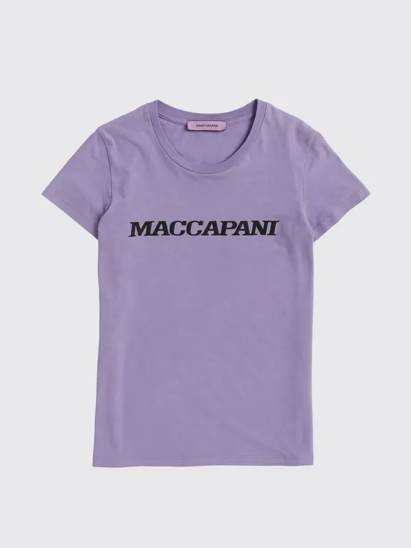 MARGHERITA MACCAPANI Cotton T-shirt With Logo