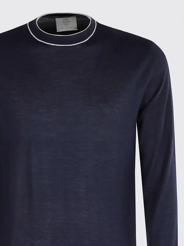 Eleventy Jumper With Contrast Piping