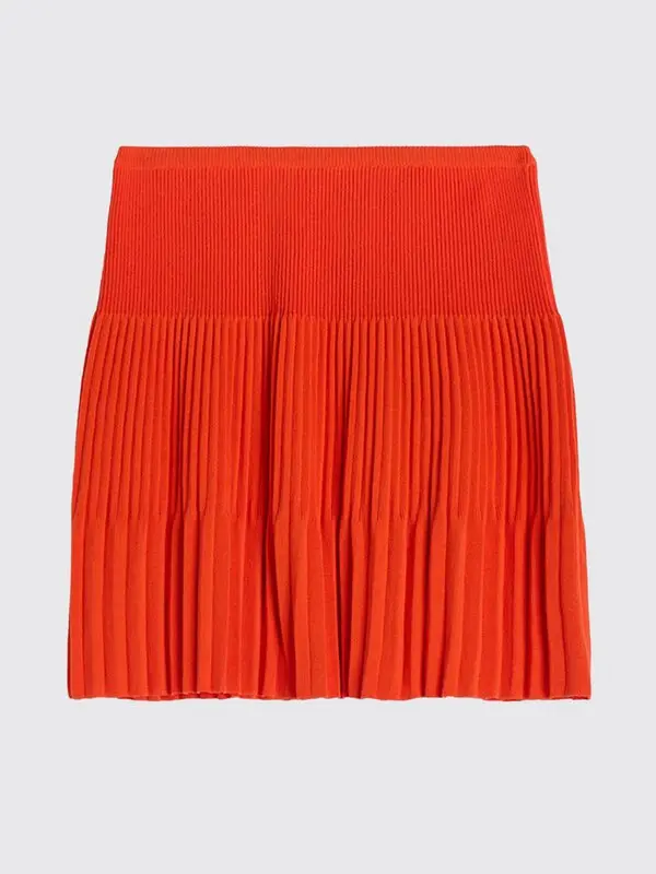 MARGHERITA MACCAPANI Pleated Cotton Skirt