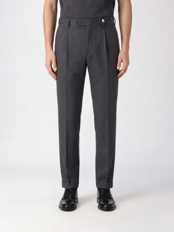 MYTHS Sartorial Wool Trousers - Charcoal