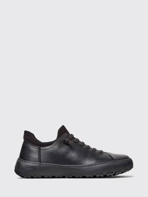 Camper Peu Serra Grained Leather Slip-on Sneakers With Vibram Sole