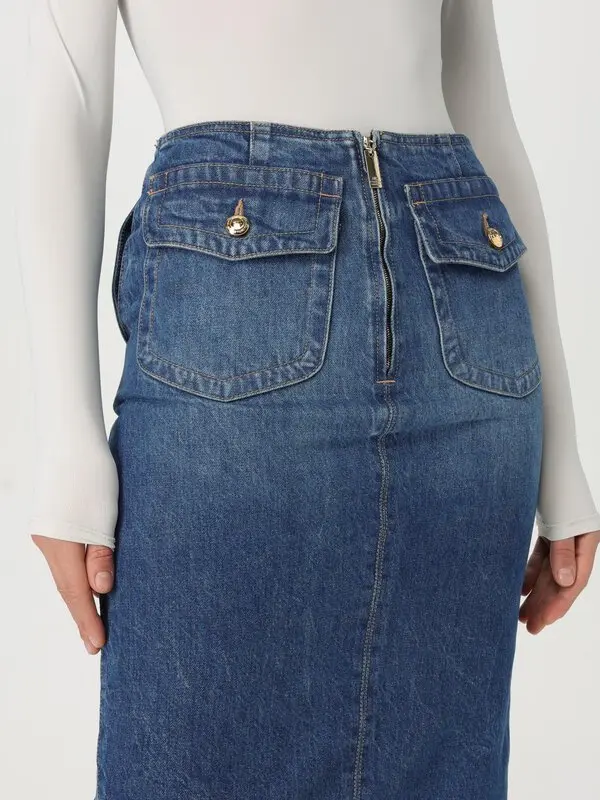 Elisabetta Franchi Denim Skirt