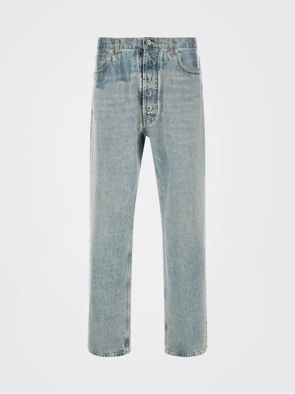 MAISON MARGIELA Straight Jeans In Cotton Denim