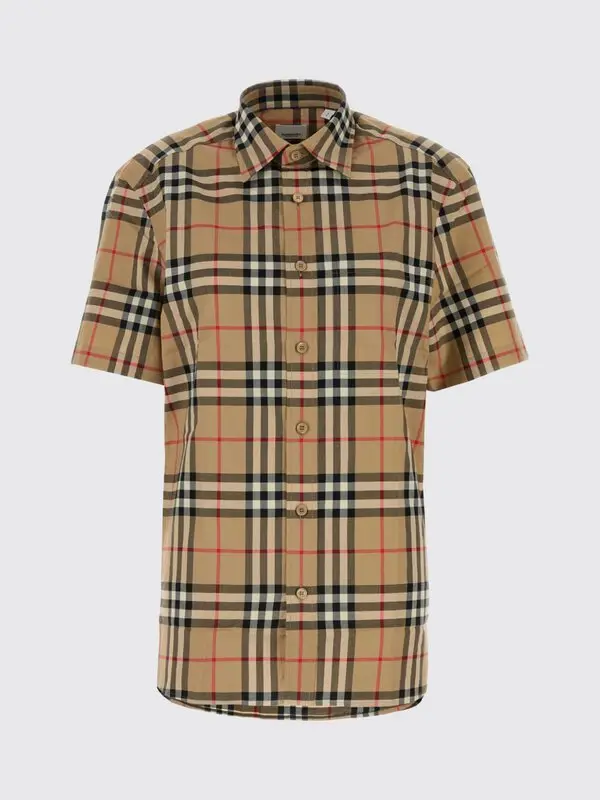 Burberry Check Cotton Casual Shirt