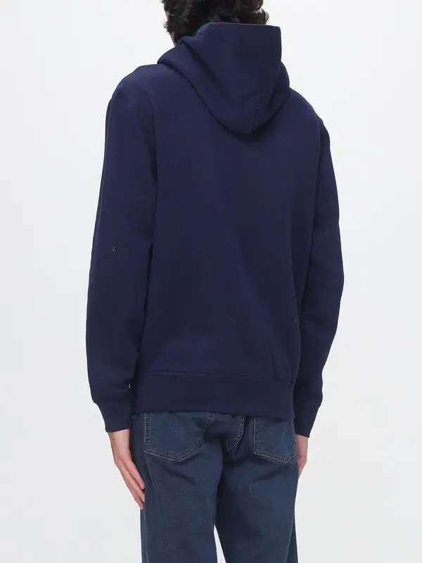 Polo Ralph Lauren Heathered Fleece Back Hoodie - Blue
