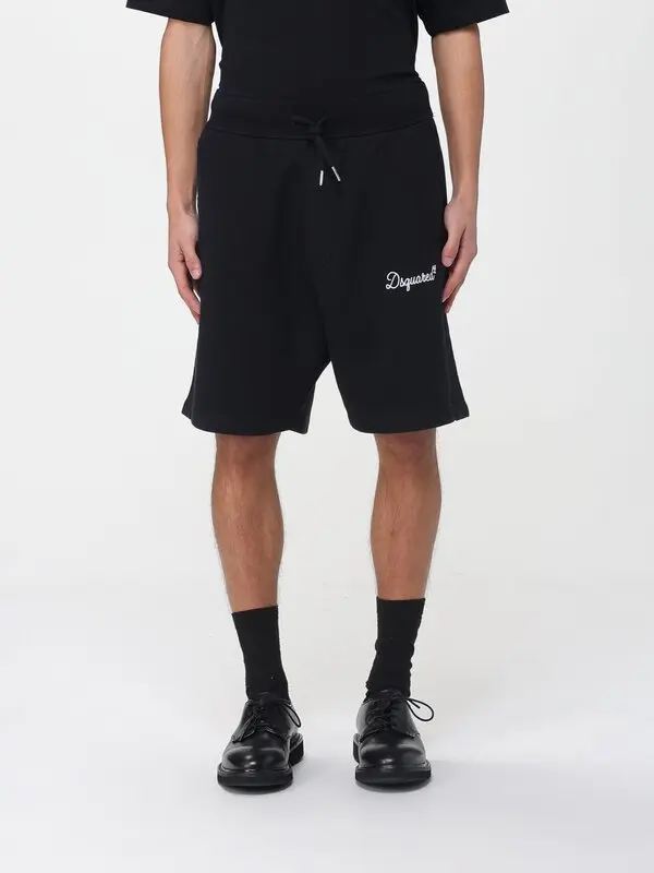 Dsquared2 Logo Detail Shorts - Black