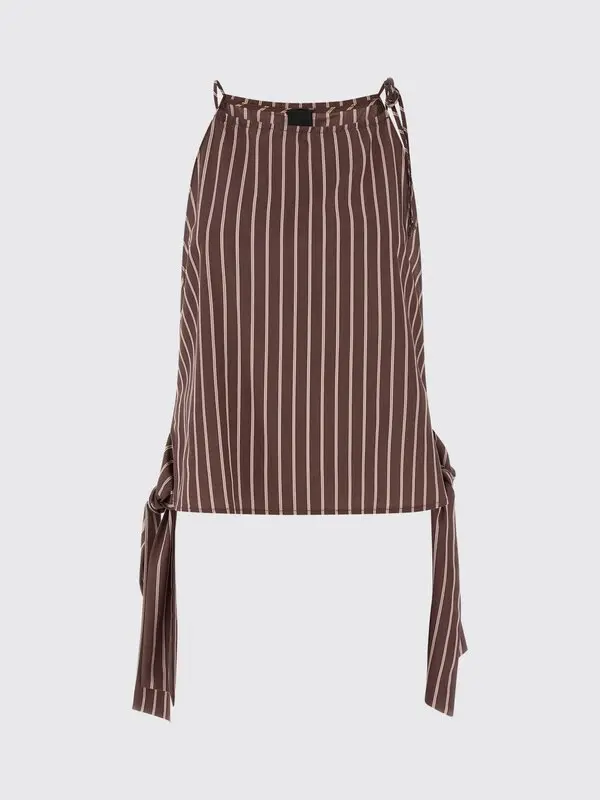 Pinko Striped Viscose Top