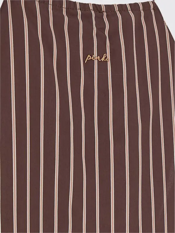 Pinko Striped Viscose Top