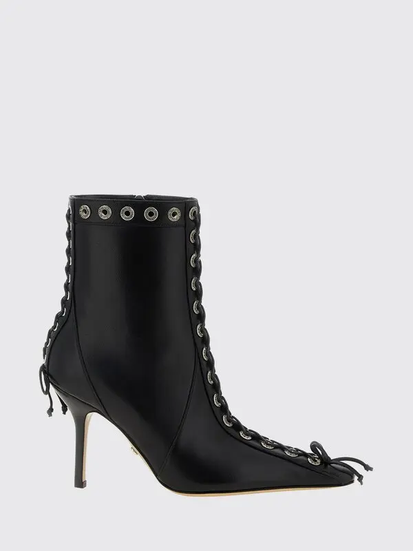 MACH&MACH Lace-up Pointed Toe Stiletto Boots