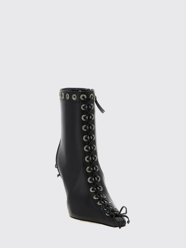 MACH&MACH Lace-up Pointed Toe Stiletto Boots