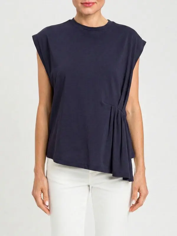 TWINSET Asymmetric Cotton Top