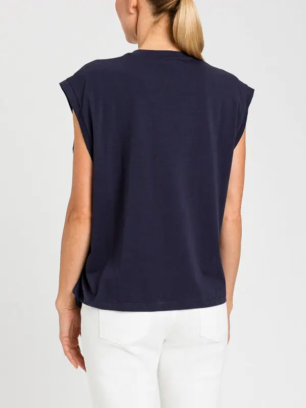TWINSET Asymmetric Cotton Top