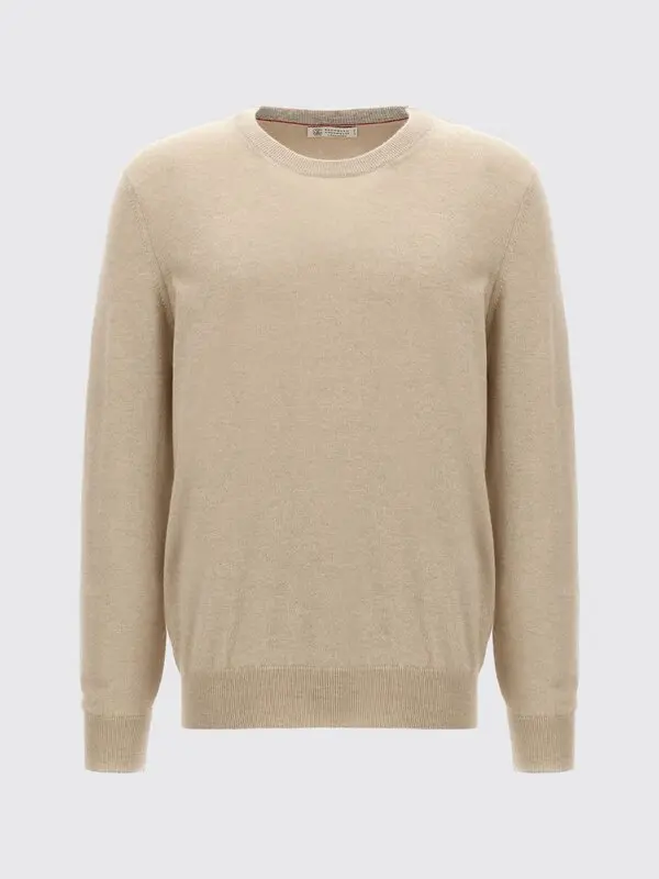 Brunello Cucinelli Crew Neck Jumper - Beige