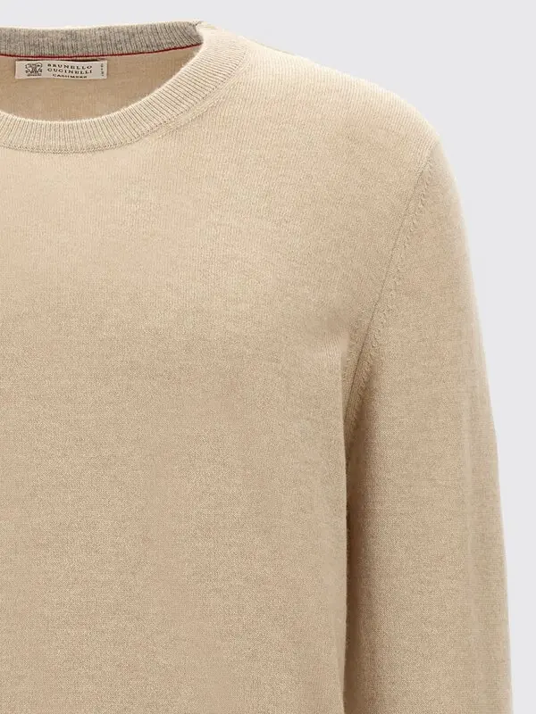 Brunello Cucinelli Crew Neck Jumper - Beige