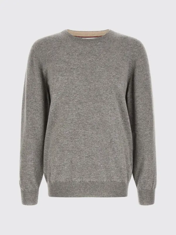 Brunello Cucinelli Crew Neck Jumper - Grey 2