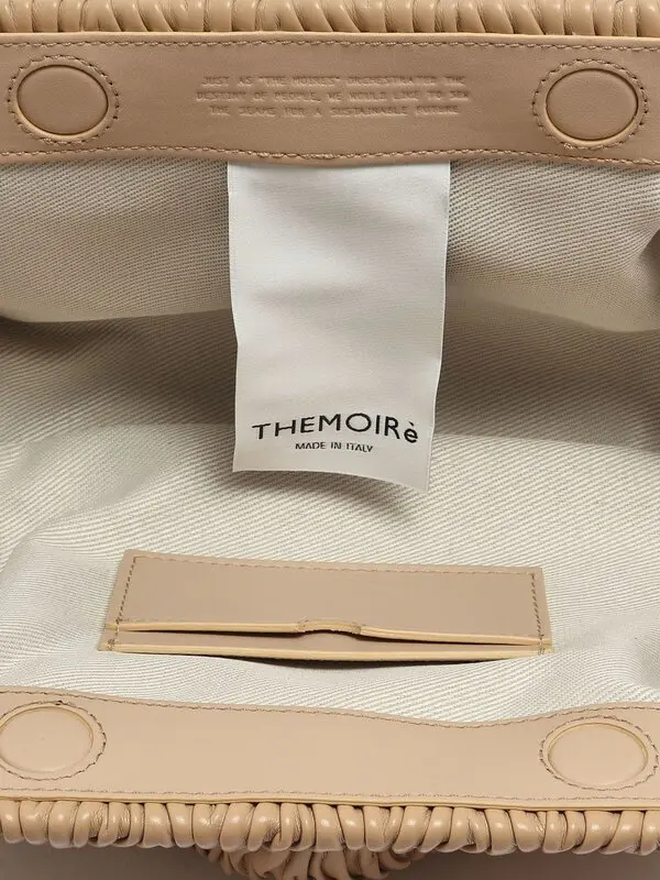 THEMOIRE Ruched Vegan Leather Bios Clutch