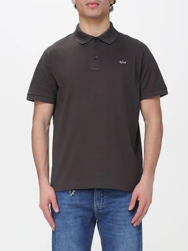 Paul & Shark Cotton Polo Shirt With Mini Logo - Brown