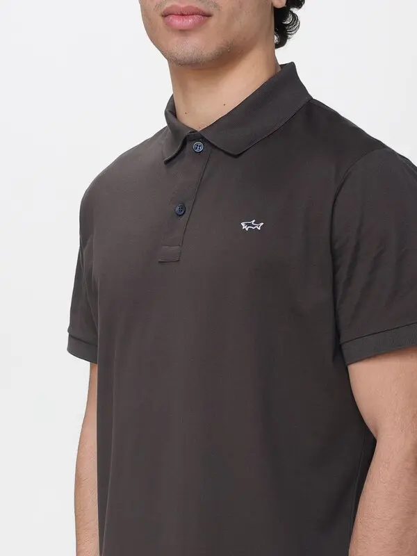 Paul & Shark Cotton Polo Shirt With Mini Logo - Brown