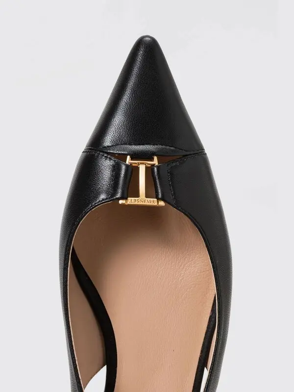 TWINSET Leather Ballerinas