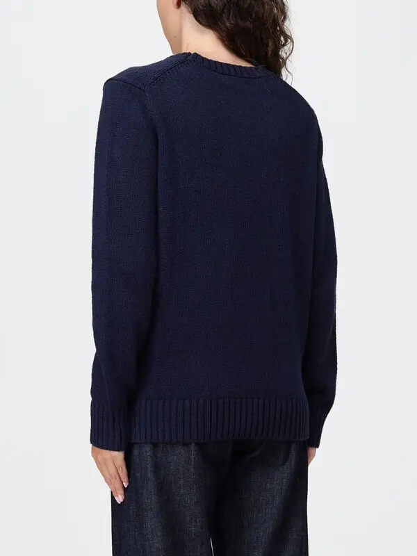 Polo Ralph Lauren Cotton And Linen Crew-neck Pullover - Blue