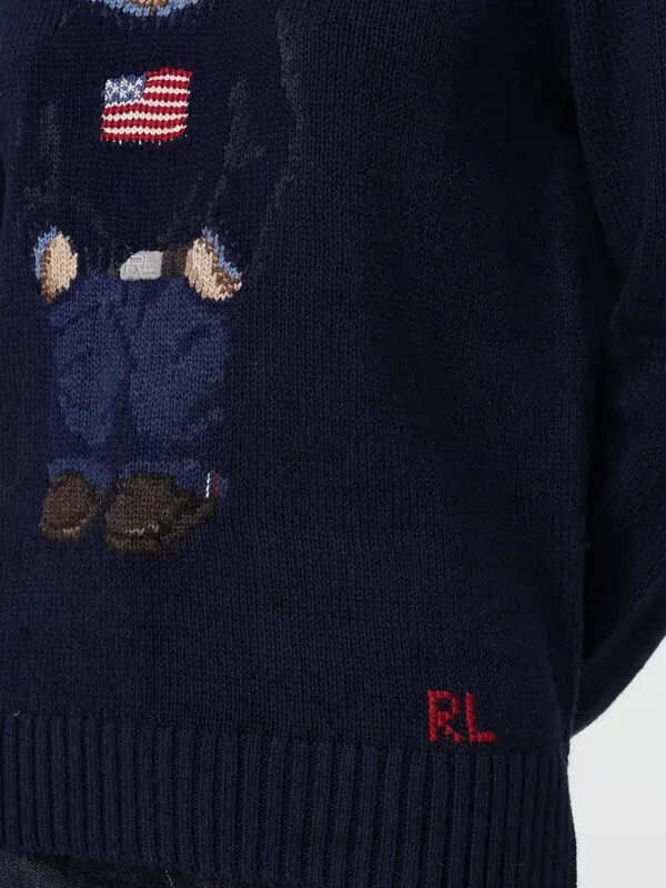 Polo Ralph Lauren Cotton And Linen Crew-neck Pullover - Blue