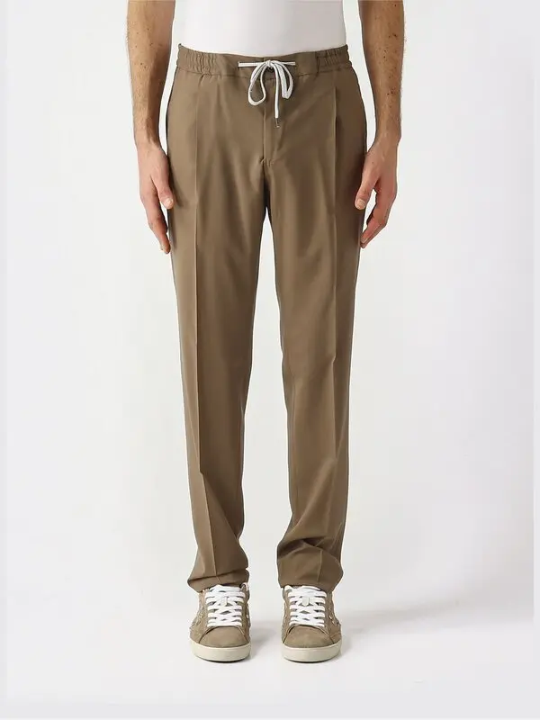PT TORINO Virgin Wool Drawstring Trousers