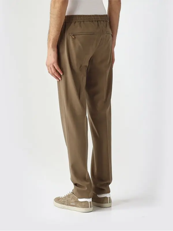 PT TORINO Virgin Wool Drawstring Trousers