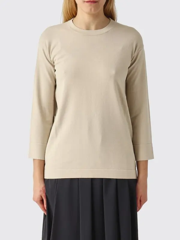Max Mara Viscose Blend T-shirt - Ecru