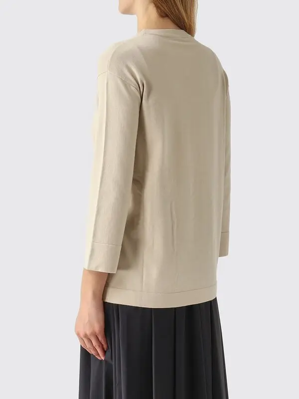 Max Mara Viscose Blend T-shirt - Ecru