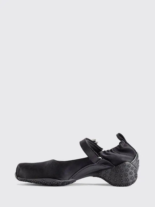 Simone Rocha Embellished Mary Jane Ballet Flats - Black