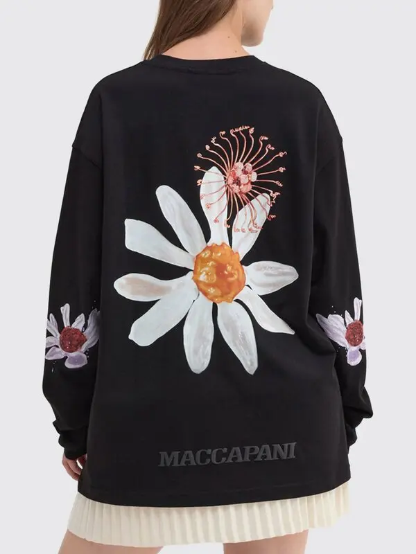 MARGHERITA MACCAPANI Printed Cotton Oversized T-shirt